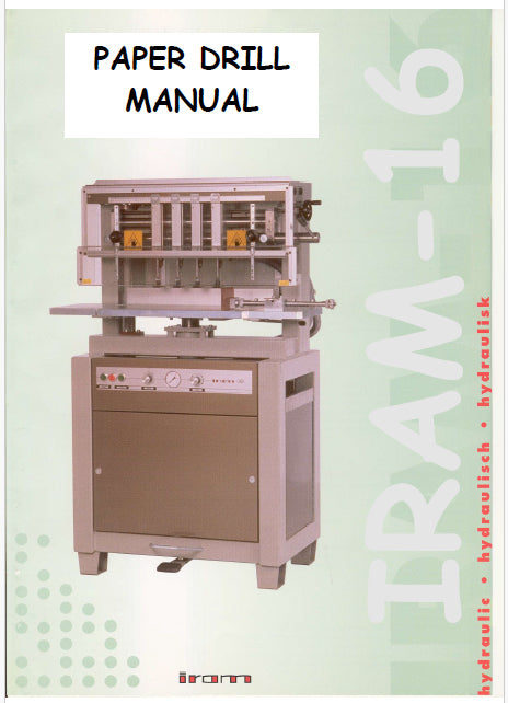 Iram 16 Operation Manual (Digital Copy) - Chilvers Reprographics