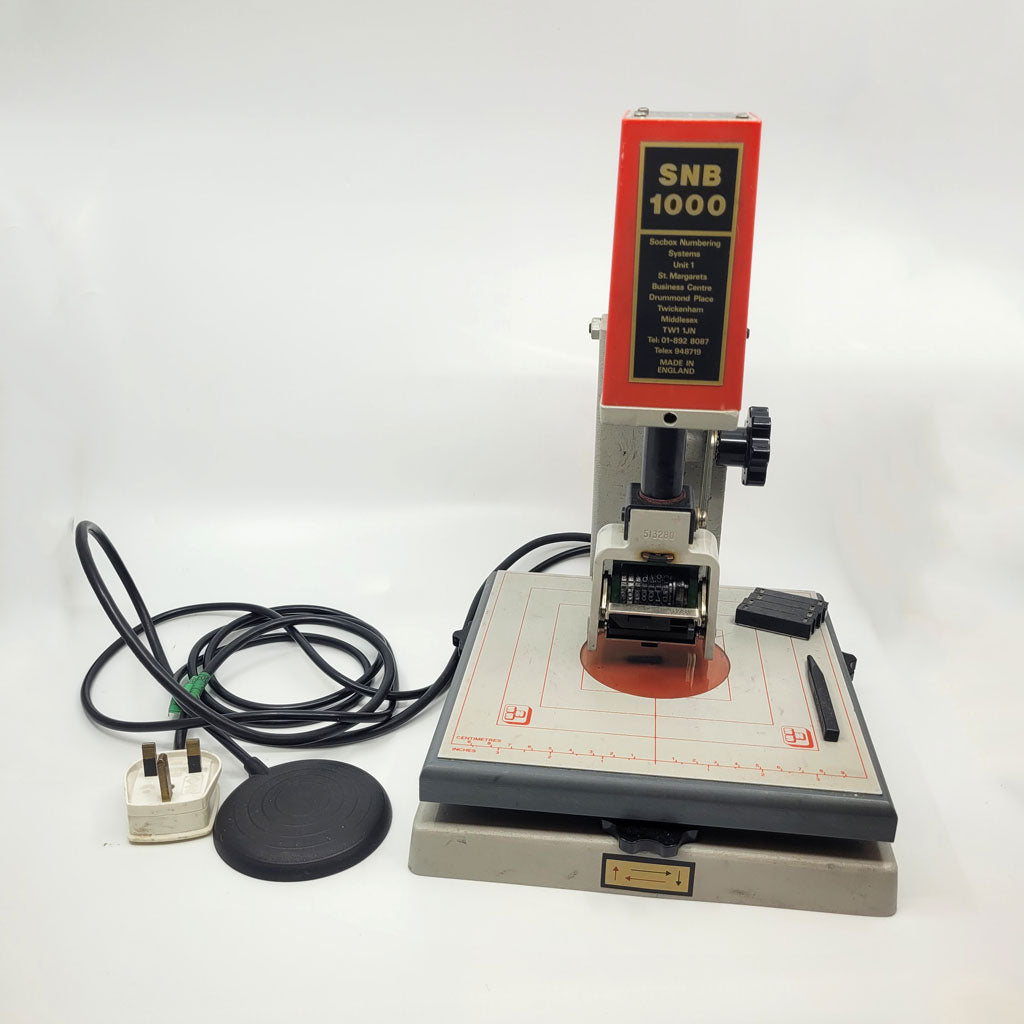 Used / Pre-owned Numbering Machines - Chilvers Reprographics