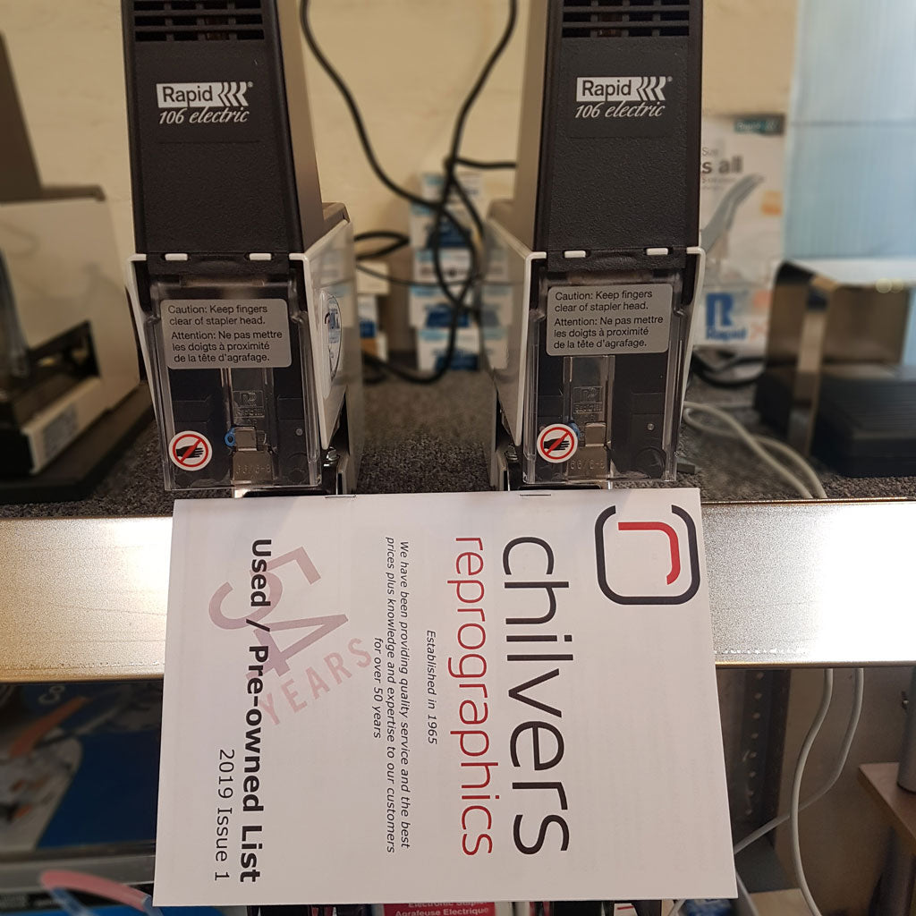 Rapid 106 Twin Electric Stapler (10,000 FREE Staples) - Chilvers ...