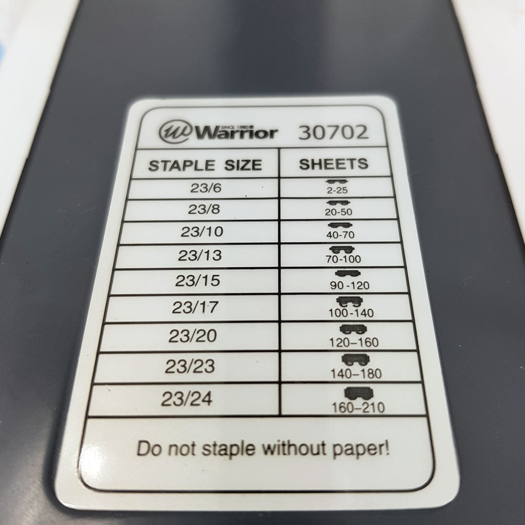 Warrior Heavy Duty Pad Stapler - Chilvers Reprographics