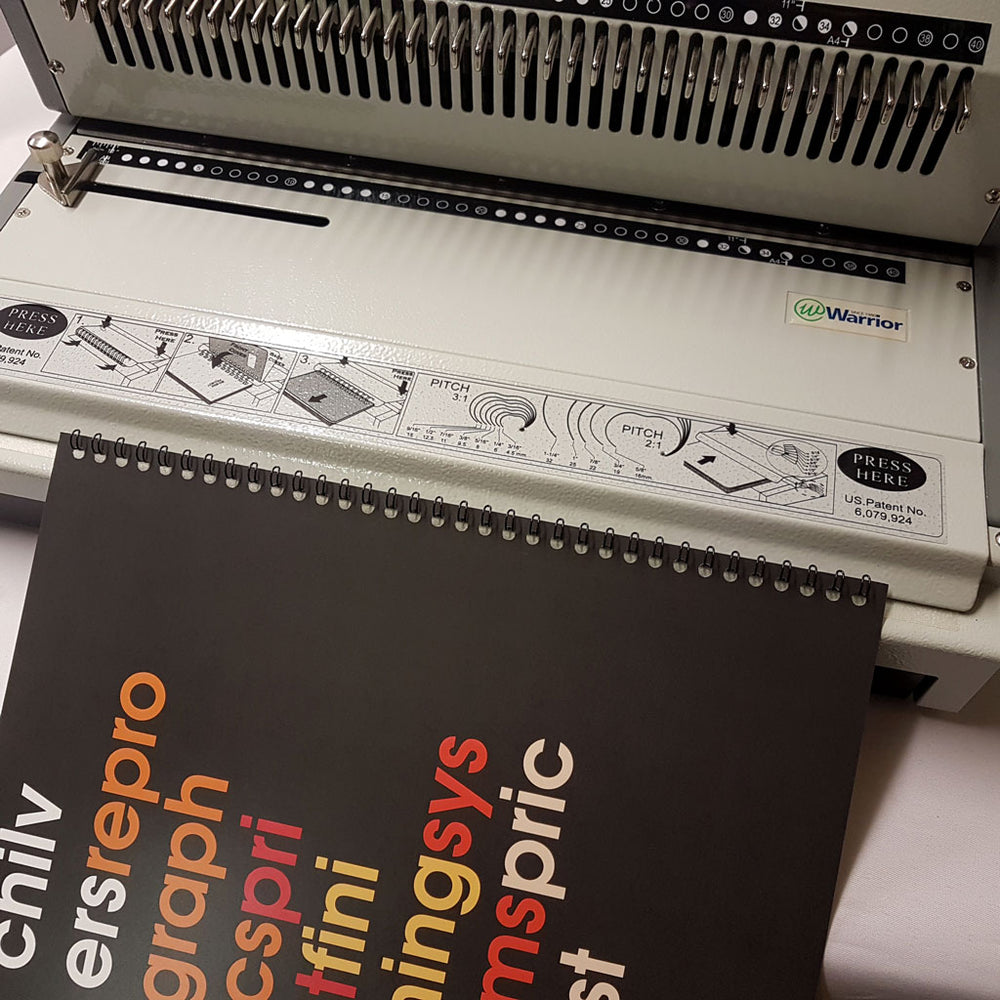 WireMac 3:1 Round Hole Wire Binder - Chilvers Reprographics